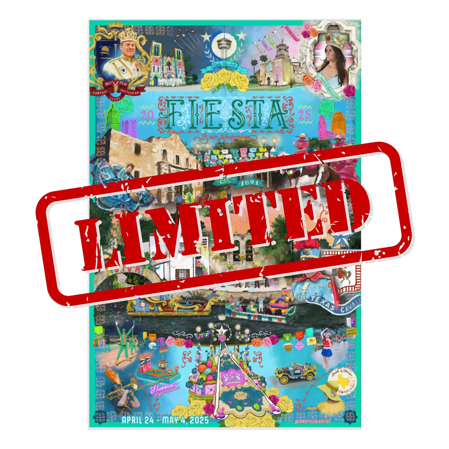 Poster - Signed - Limited Edition | Viva Fiesta!